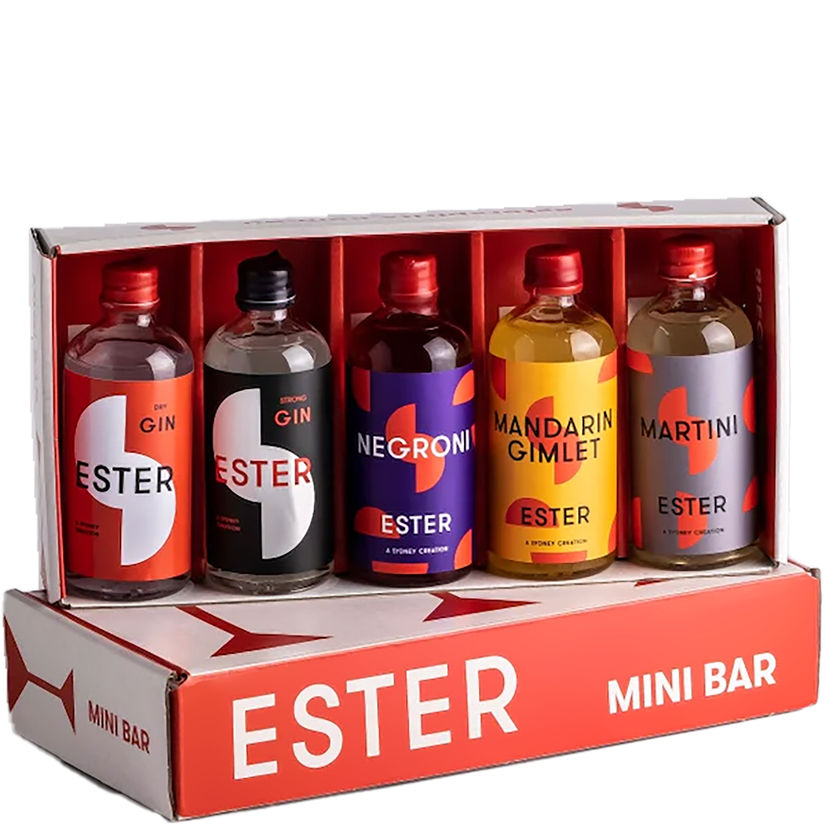 Ester Gin Full Flight (Dry Gin, Strong Gin, Negroni, Martini, Mandarin – Bibendum Wine Co.